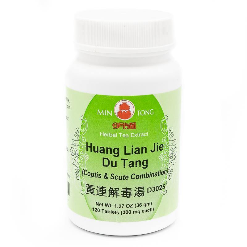 Huang Lian Jie Du Tang / Coptis & Scute Combination Tablet – Min Tong Herbs